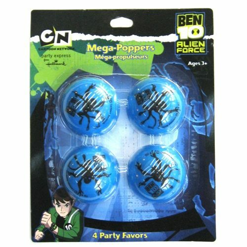 Ben 10 Alien Force Mega Poppers - Fashion For Fun