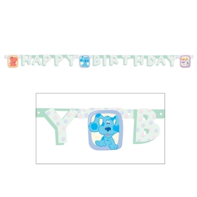 Blues Clues Happy Birthday Banner | Blue's Clues Party Supplies | Licensed Party Supplies ...