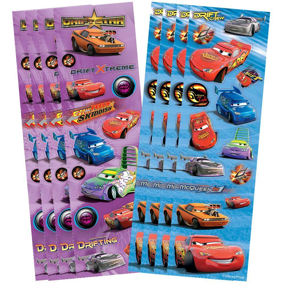 Cars Stickers (8 Sheets) - Fashion For Fun
