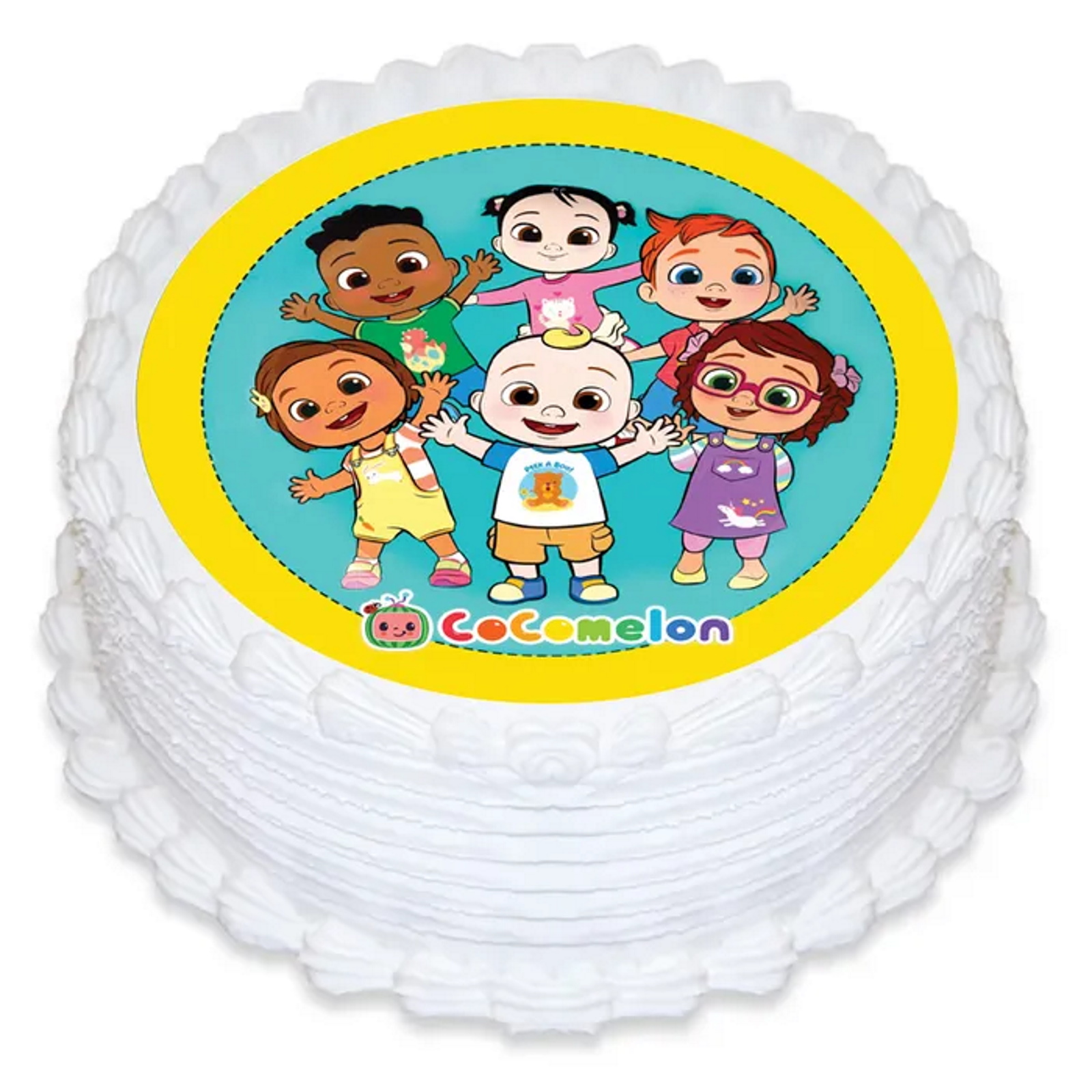 CoComelon Round Edible Icing Cake Decoration - Fashion For Fun