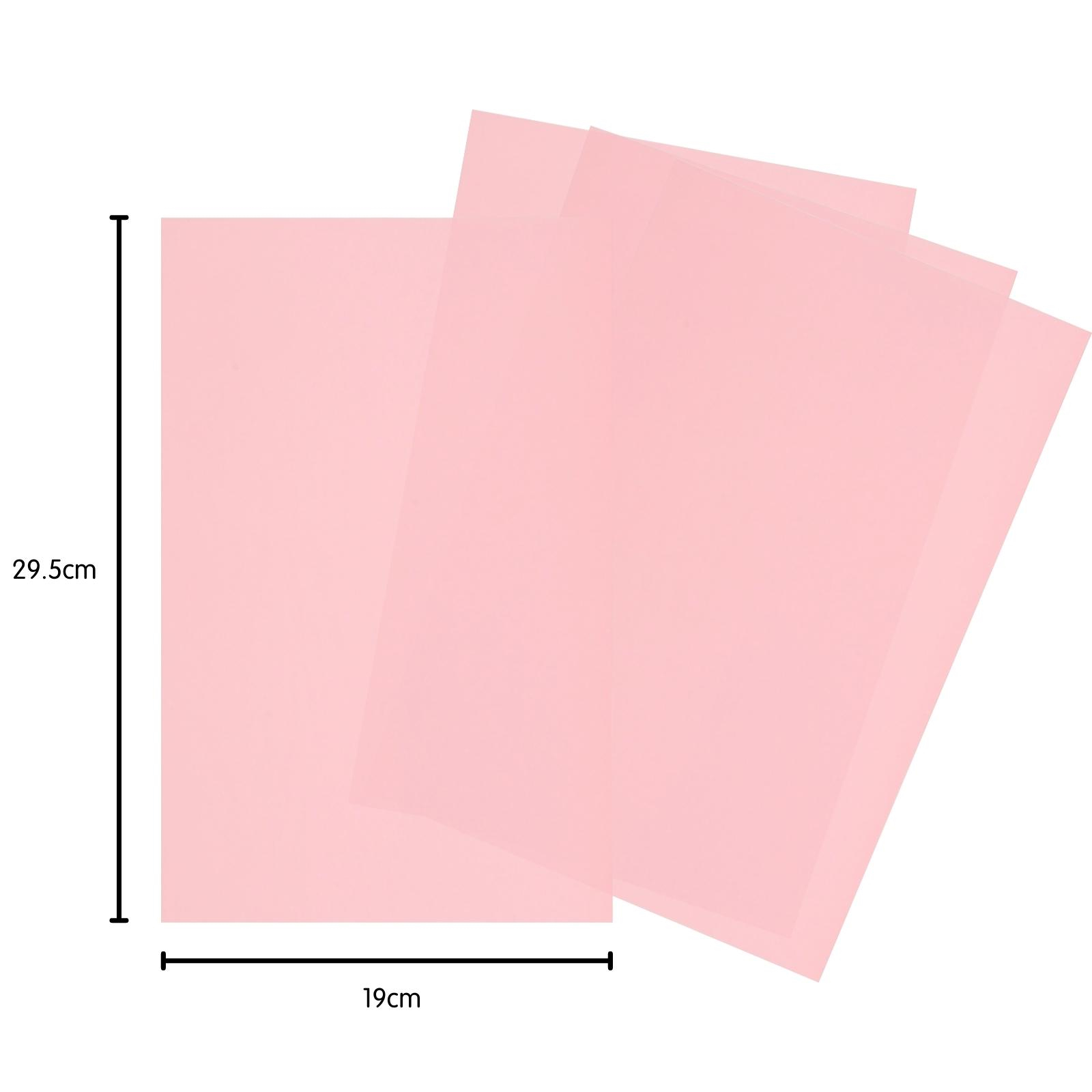 Classic Pink Grease Proof Paper 32gsm (20 Sheets) | Pink Coloured Party ...