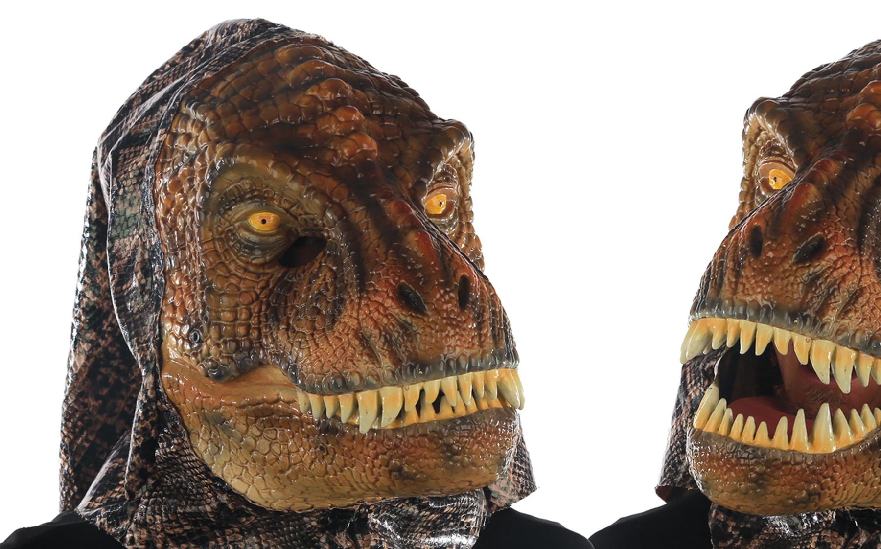 T-Rex Dinosaur Animated Sound Adult Mask - Fashion For Fun