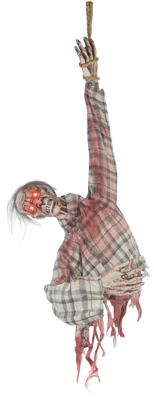 Hanging Ghoul Torso Animated Halloween Prop - Fashion For Fun
