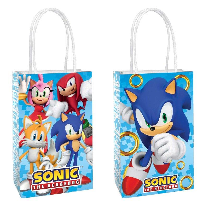 Sonic the Hedgehog Paper Kraft Bags - Fashion For Fun