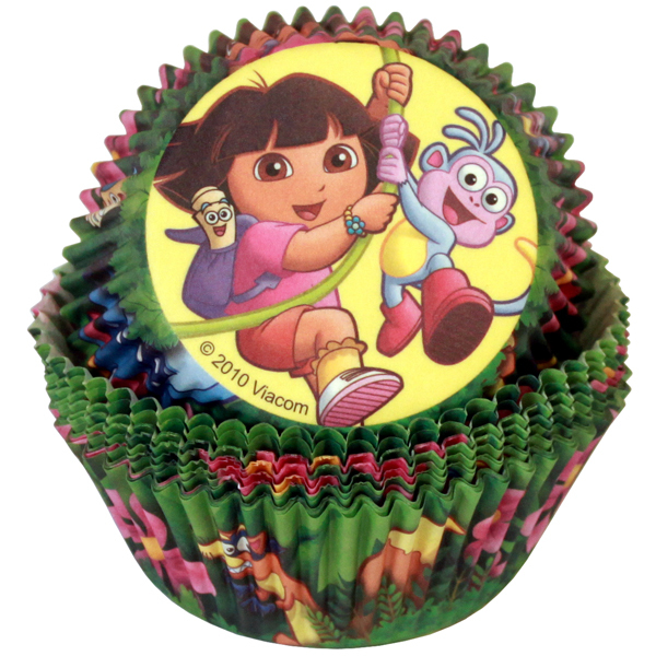 Dora The Explorer & Boots Baking Cups Patty Pans (Pack of 50) - Fashion ...
