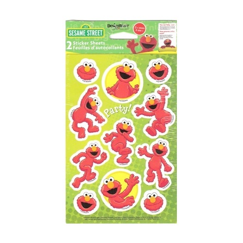 Elmo Stickers (2 Sheets) - Fashion For Fun