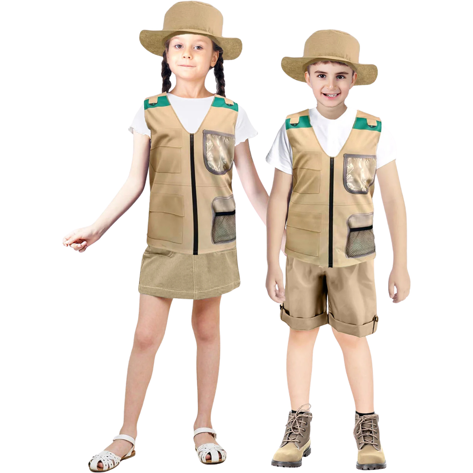 Kids Explorer Vest Costume - Fashion For Fun