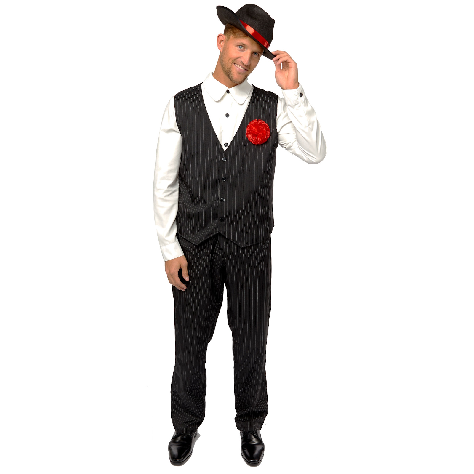 Gangster Man 3 Piece Men's Costume - Fashion For Fun