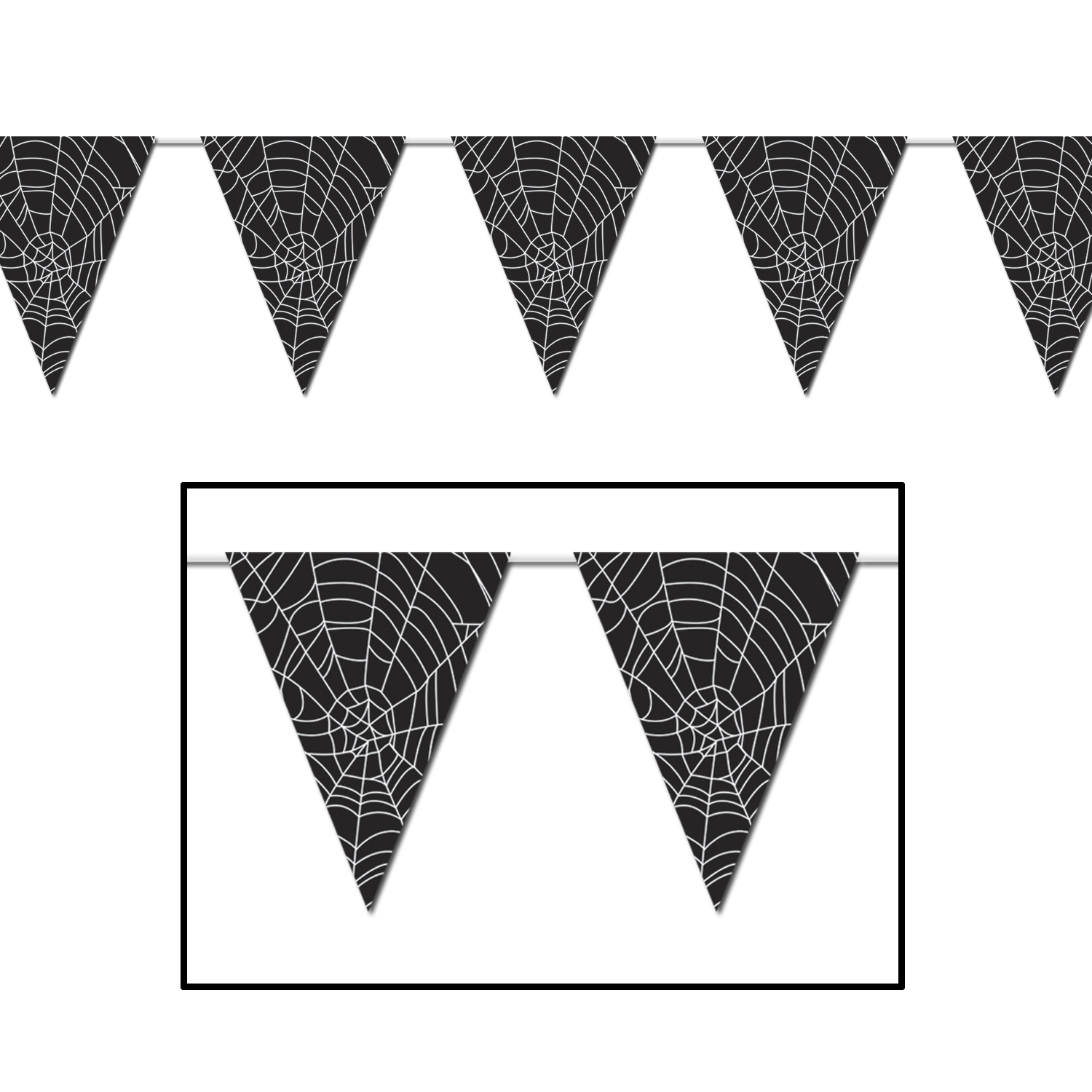 Spider Web Flag Banner | Halloween Props & Decorations | Halloween ...