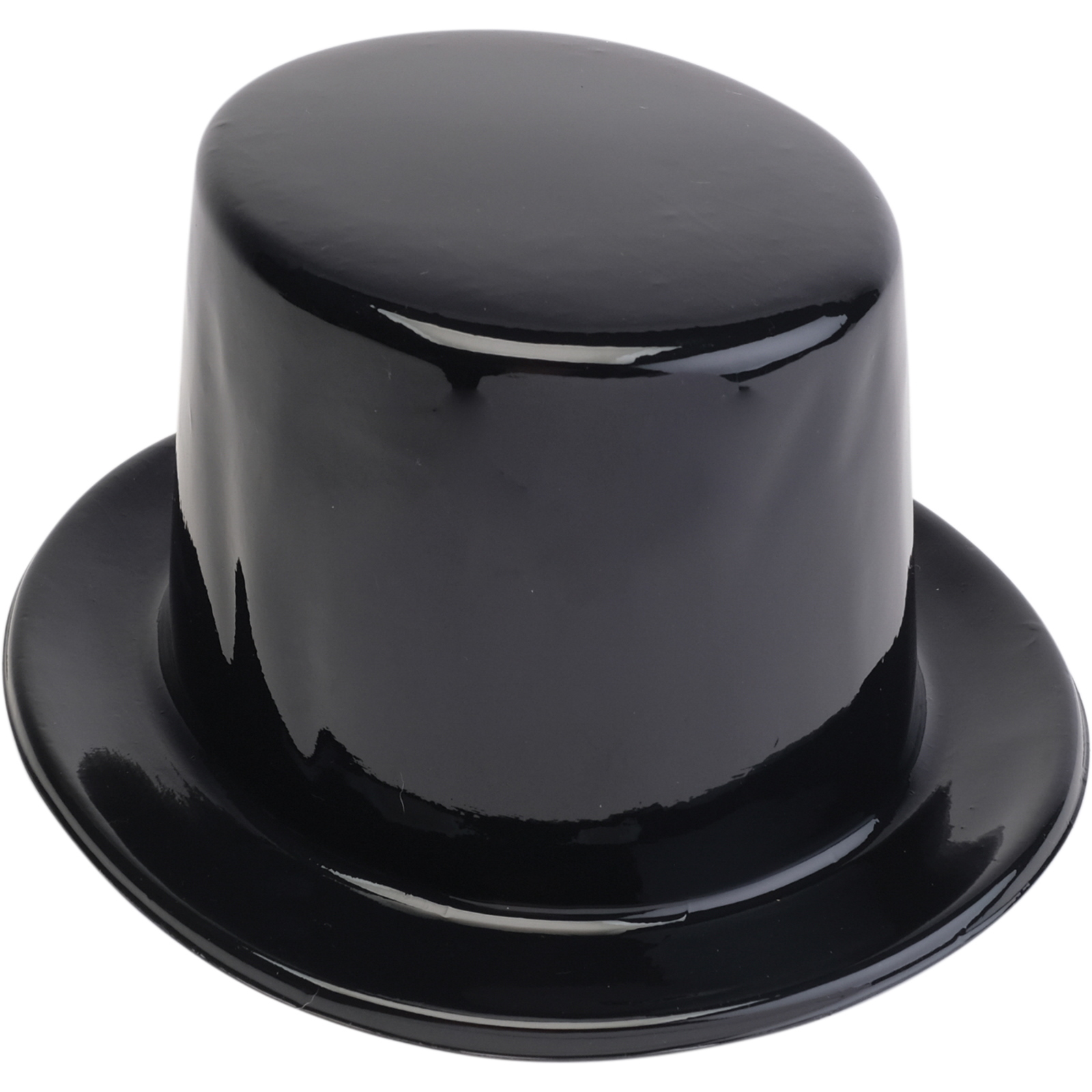 Black Plastic Childs Top Hat - Fashion For Fun