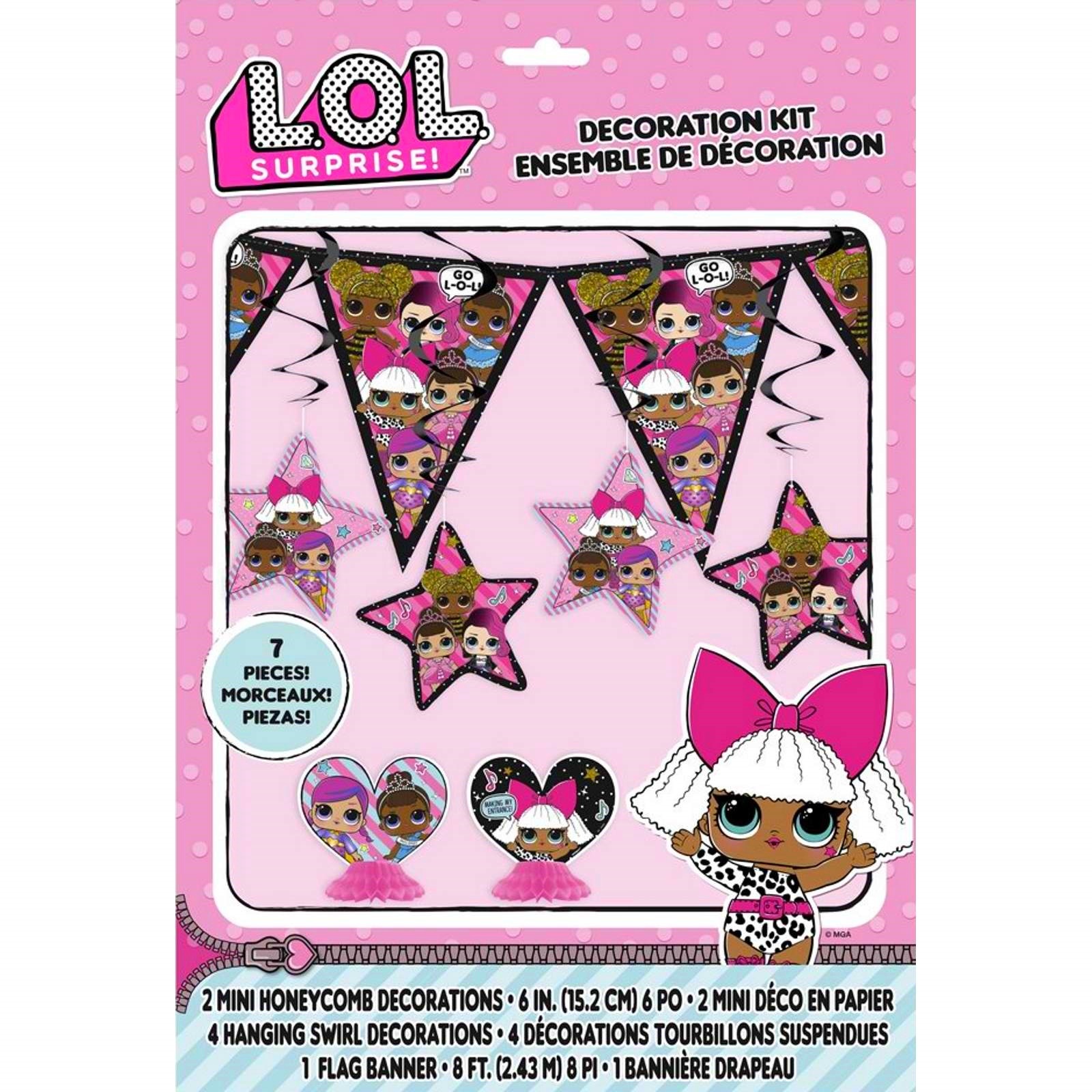 LOL Surprise Room Decorating Kit - Fashion For Fun