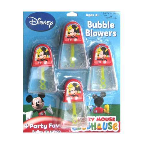 Mickey Mouse Bubble Blowers (Pack of 4) | Mickey Mouse | Disney ...