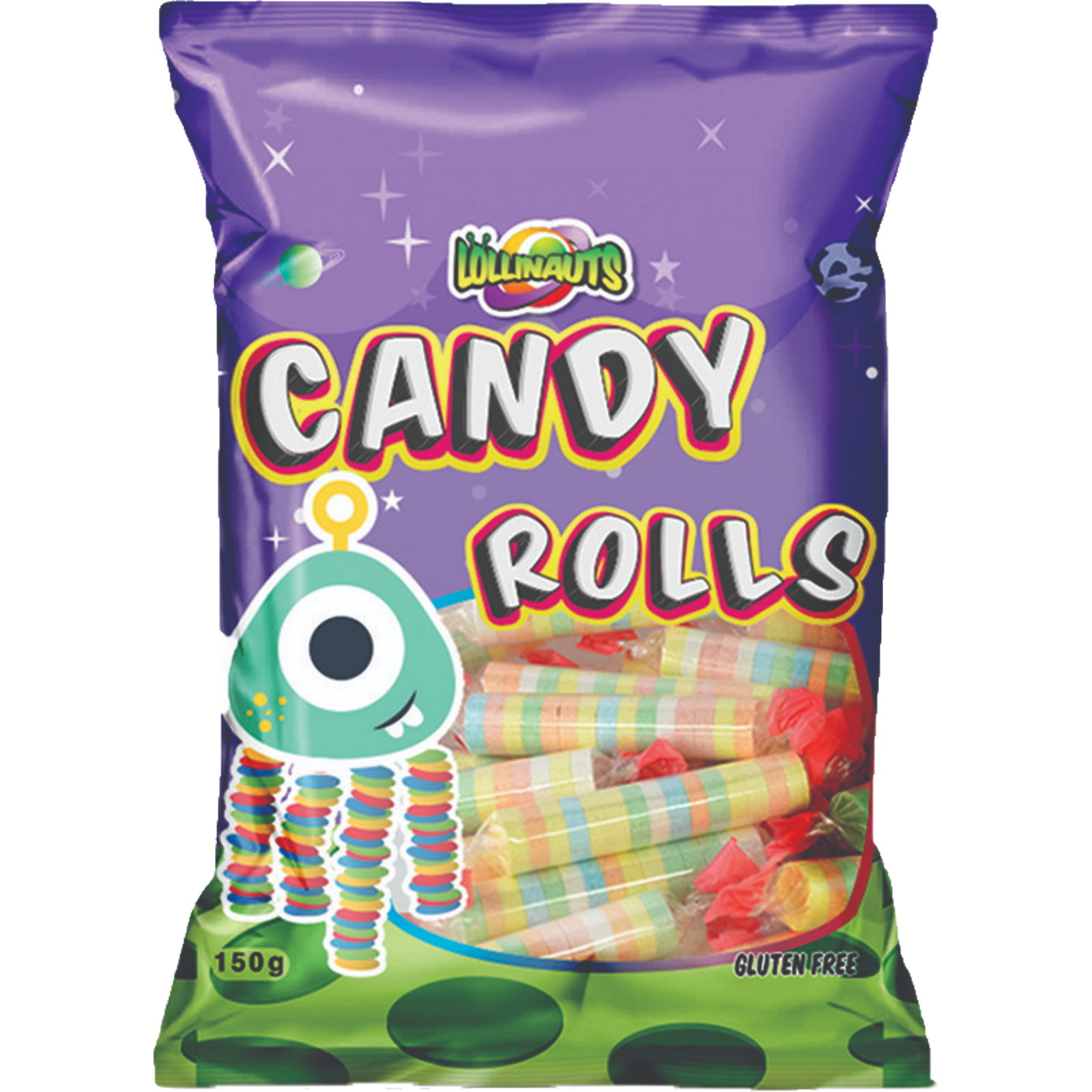 Pastel Rainbow Candy Rolls (150g Pack) - Fashion For Fun
