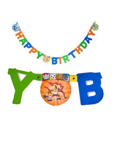 Pokemon Happy Birthday Banner | Pokemon Party Supplies | Licensed Party ...