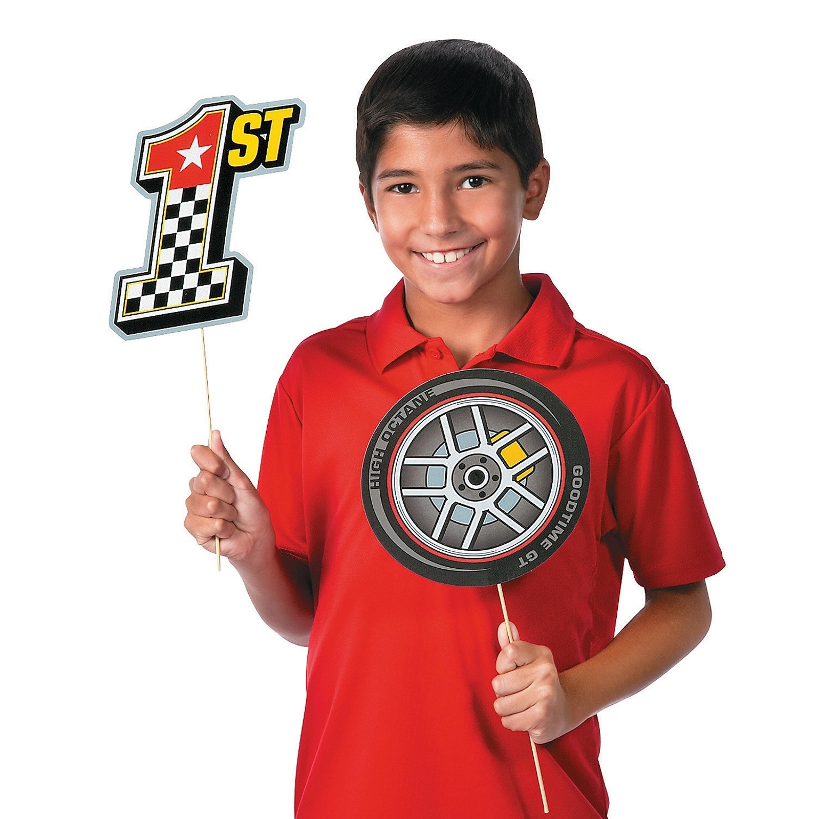 Racing Photo Booth Prop Set (Pack of 12) | Fashion For Fun - Fashion ...