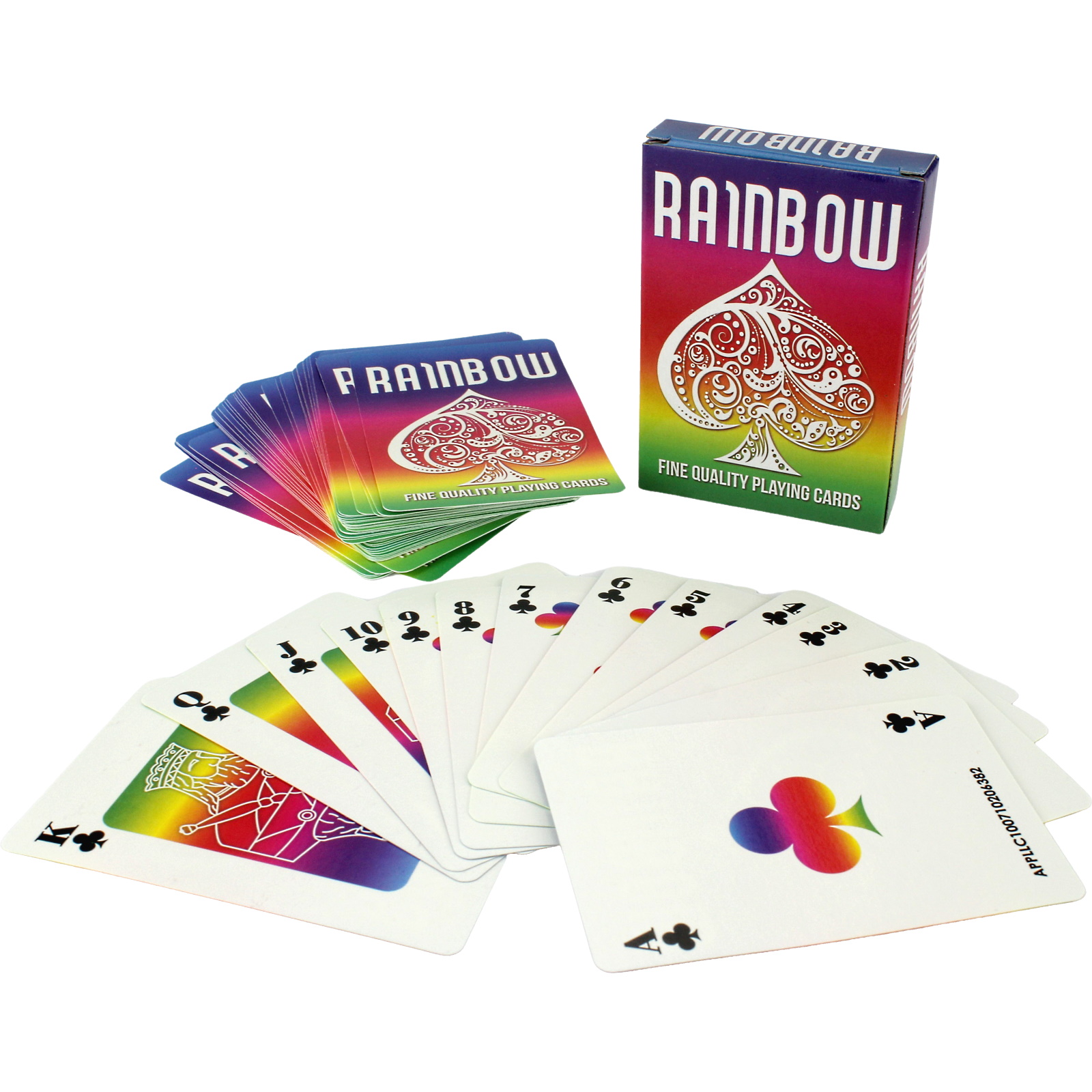 Rainbow Coloured Playing Cards (1 Deck) - Fashion For Fun
