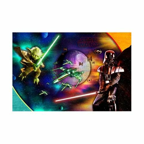 Star Wars: Feel the Force Party Backdrop Wall Mural | Star Wars ...