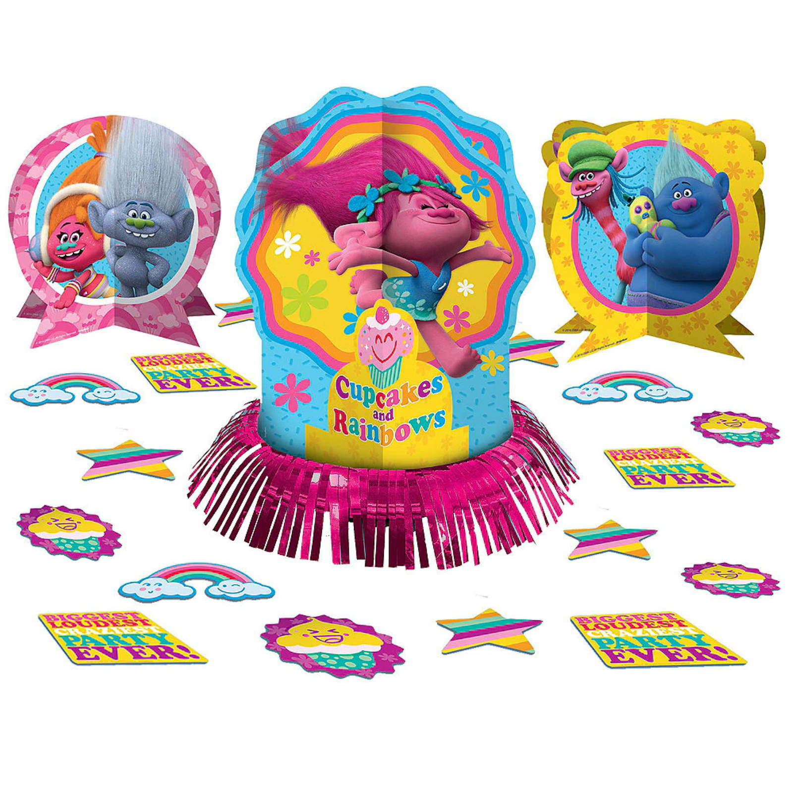 Trolls Table Decorating Kit - Fashion For Fun