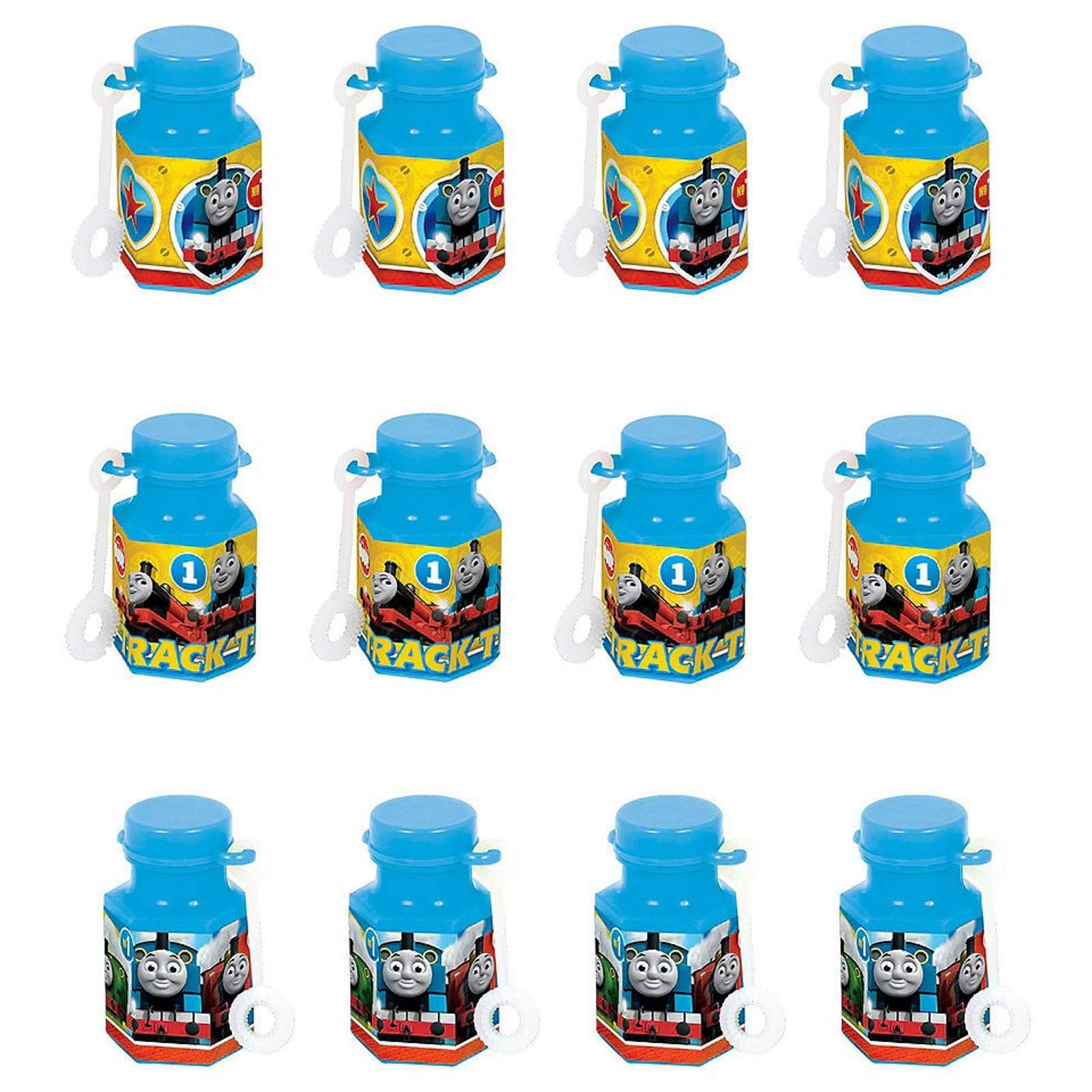 Thomas The Tank Engine All Aboard Mini Bubble Bottles (Set of 12 ...