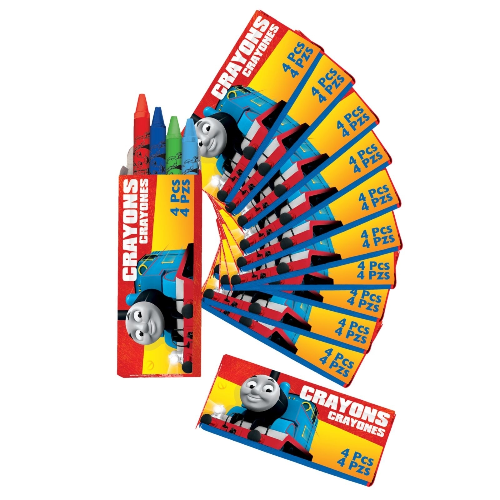 Thomas the Tank Engine All Aboard Mini Crayons (Pack of 12) | Thomas ...